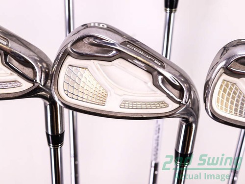 Cobra AMP Cell Silver Iron Set 4-PW GW Steel Stiff Right 38.75in | eBay