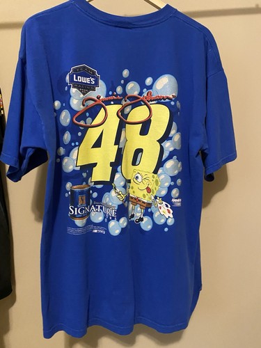2003 Vintage Nascar Racing Champions Jimmie Johnson #48 SpongeBob Tee ...