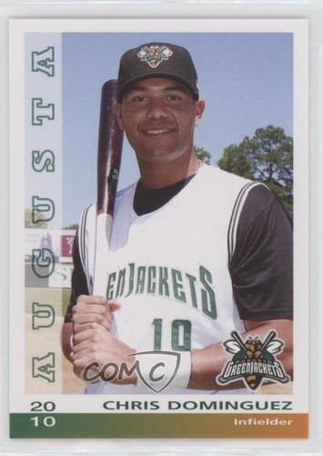 2010 Grandstand Augusta GreenJackets Chris Dominguez | eBay