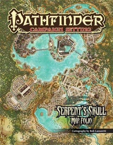 PATHFINDER CAMPAIGN SETTING: THE SERPENTS SKULL POSTER MAP By Rob VG ...