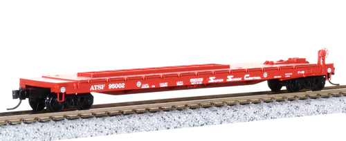 N Micro-Trains MTL 993-02-181 ATSF Flat Car #95002, #95009 w/Fuselage ...