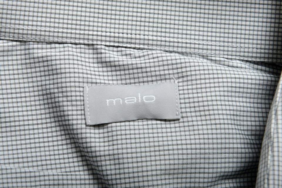 Malo Men's Stretch Long Sleeve Dress Shirt US 16 IT 41 | eBay