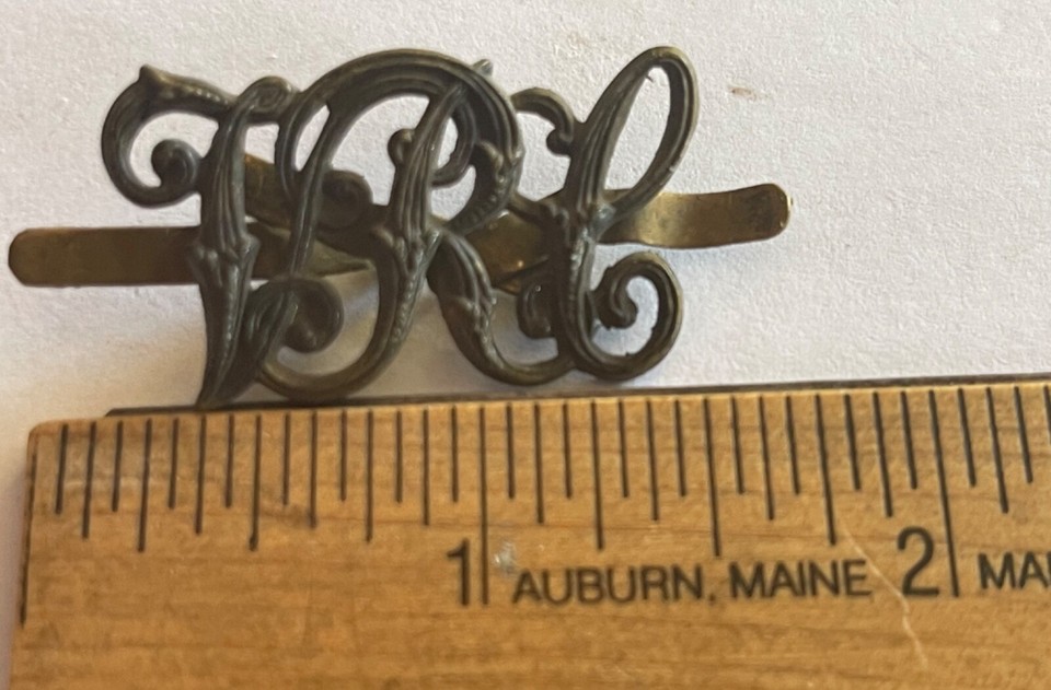 RARE ORIGINAL 1904 VICTORIA RIFLES OF CANADA ARMY COLLAR INSIGNIA ...