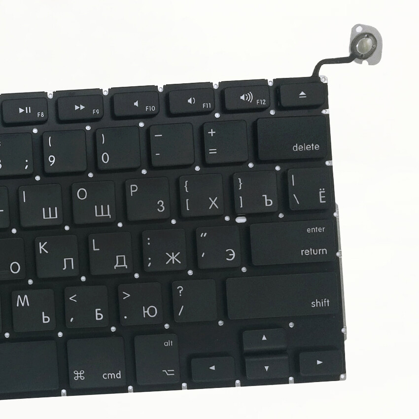 New Small Enter Russian keyboard For Macbook pro 13" A1278 2009 2010 ...