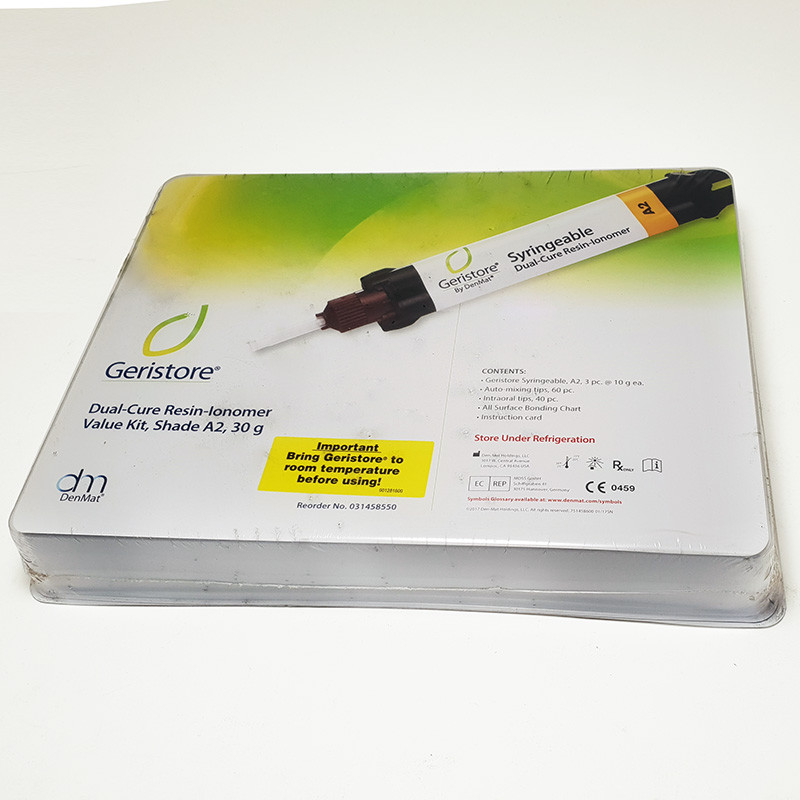 Denmat Geristore By DenMat Syrineable Dual-Cure Resin Ionomer Shade A2 ...