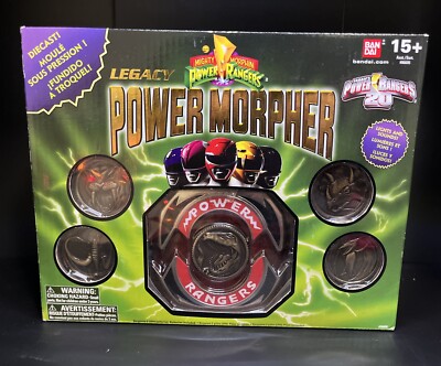 Bandai Mighty Morphin Power Rangers Legacy Power Morpher 2013 MMPR 20th ...