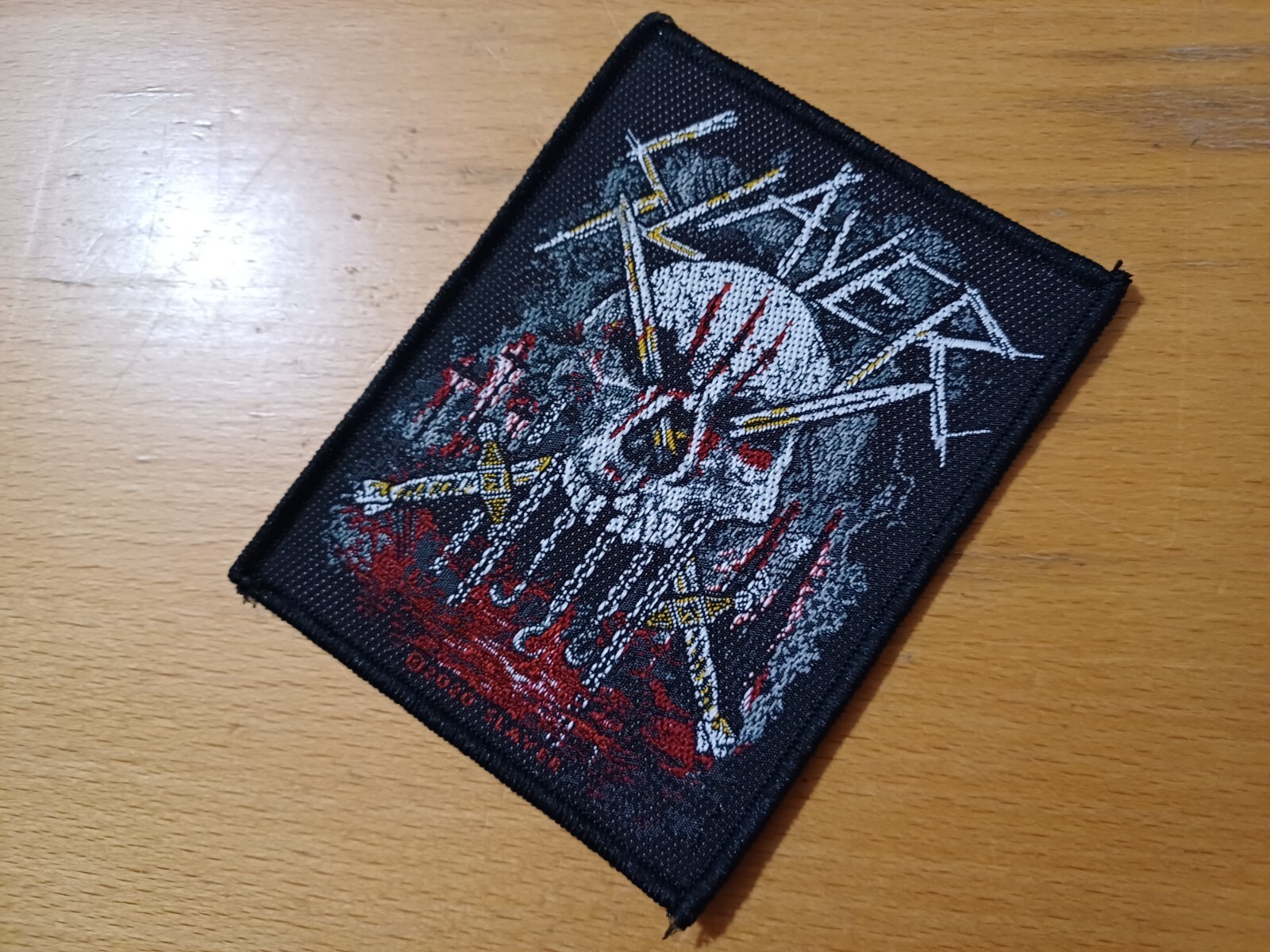 Slayer Patch Skull and Swords | eBay UK