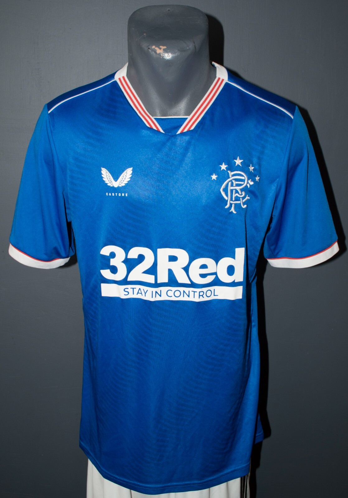 Glasgow Rangers Jersey 2020/2021 Home Blue Rare Football Mens Shirt ...