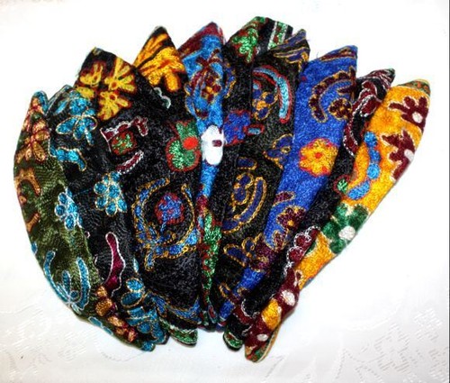 LOT - 10 Buchari Kippahs Yarmulke Jewish Kippa Kippa Israel Hat Skull ...