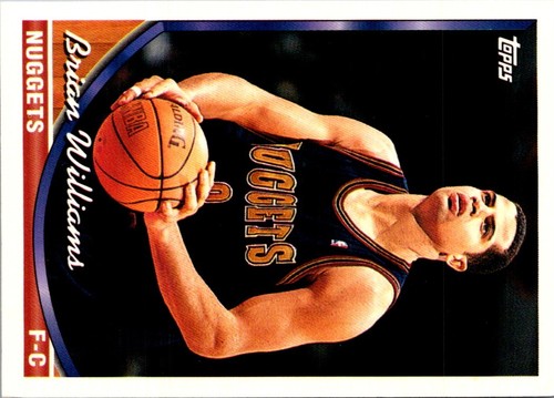 1993 Topps Brian Williams #362 Denver Nuggets Basketball Card | eBay