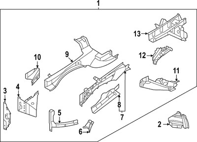 Genuine Nissan Rail Reinforced G5260-9NBMA | eBay