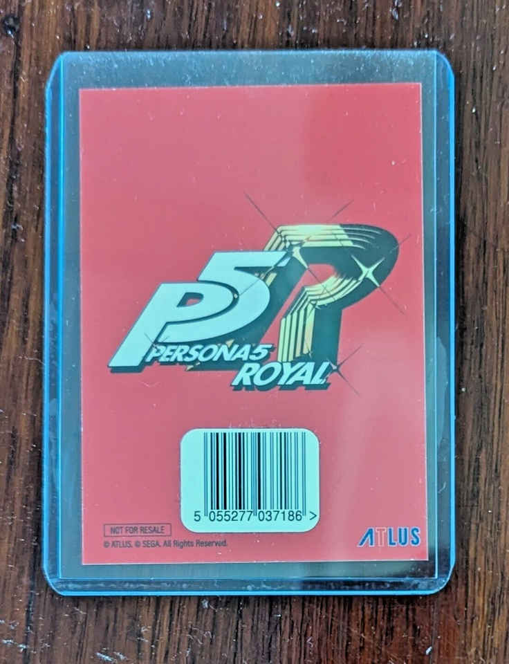 Persona 5 Royal P5R Gold Foil Joker Card RARE Preorder Bonus FREE LOCAL ...