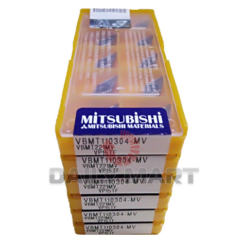 10PCS/New In Box MITSUBISHI VBMT110304-MV VP15TF Carbide Inserts | eBay