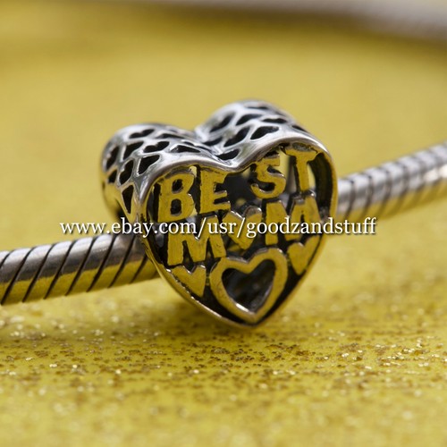 Best Mom Sterling Silver Charm 791882 | eBay