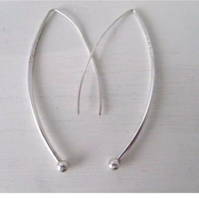 Silpada 925 Sterling Silver BALANCING ACT Threader Long Earrings W1307 ...