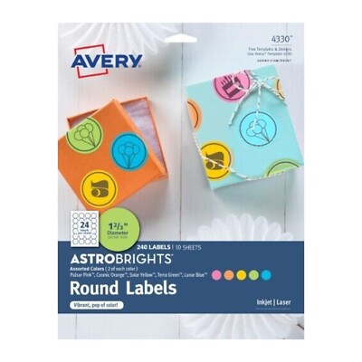 Inkjet Labels - Avery Round Labels