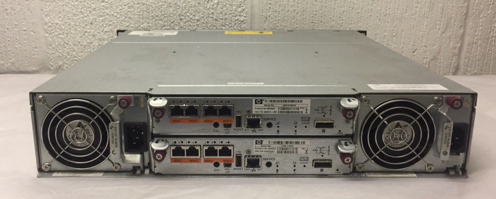 HP P2000 G3 MSA iSCSI Controller 24 x 600Gb Hd SAN Storage Array BK831A ...