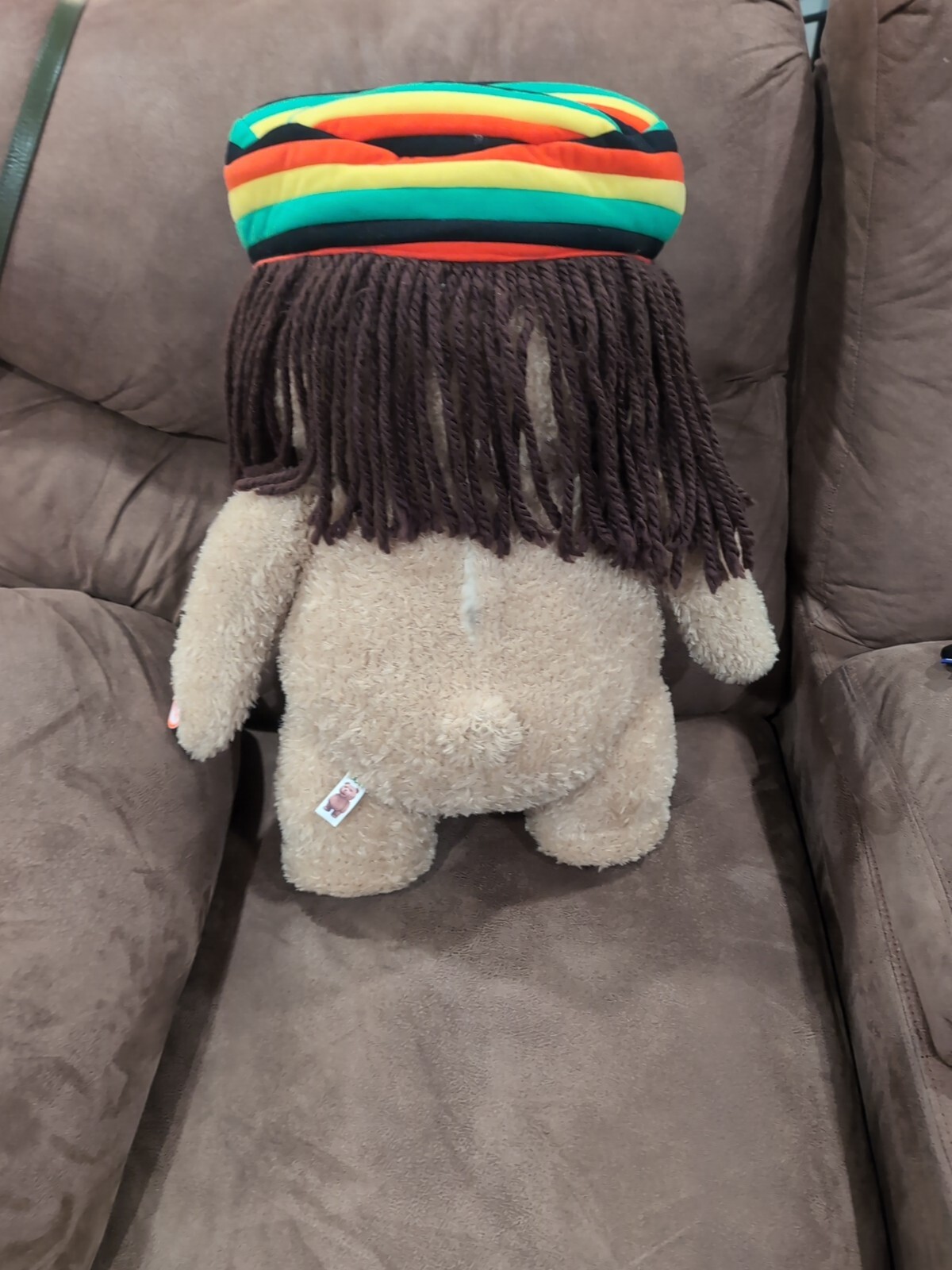 Ted Doll Rastafarian 16-inch Talking Plush Bear With Moving Mouth 18 ...