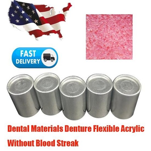 Flexible Acrylic Denture Material 5 Can Set Blood Streak Free Heat ...