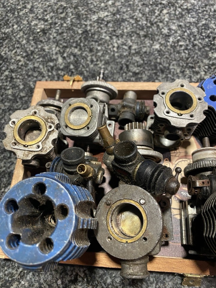 (8) Lot Nitro Engine Parts Repair , Traxxas Hpi Sh 18, 3.3 Force Super ...