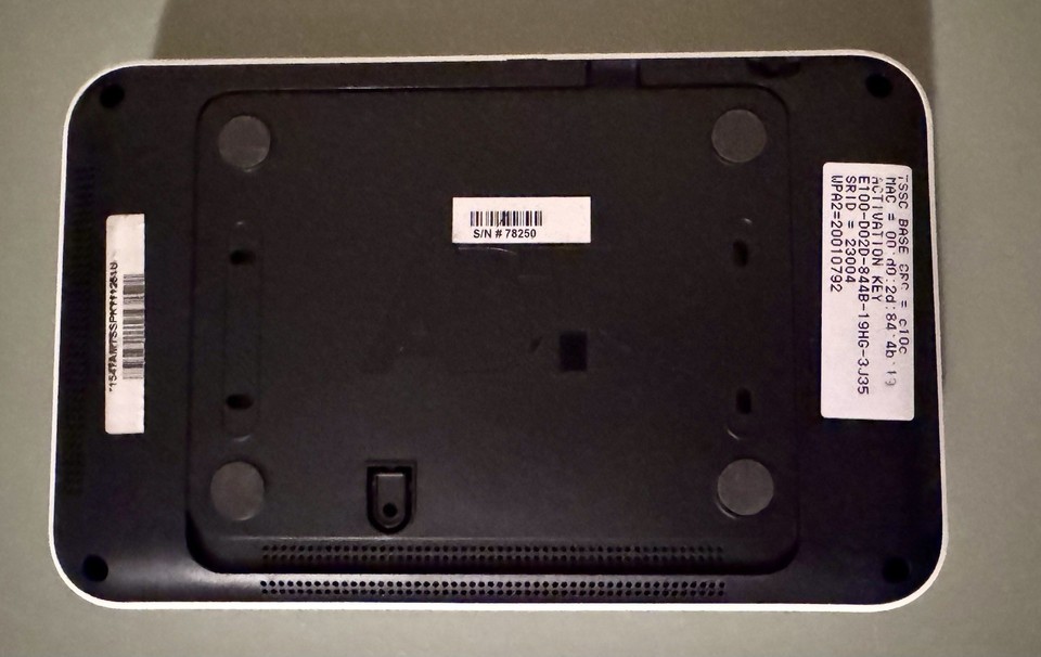 ADT PULSE HONEYWELL TSSC BASE CONTROL UNIT TSSC KP KEYPAD SECURITY ...