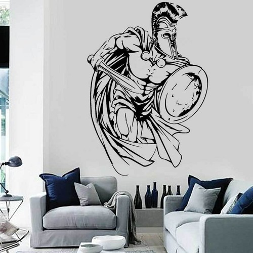 Spartan Roman Gladiator Wall Sticker Gladiator Modern Art Car Glass ...