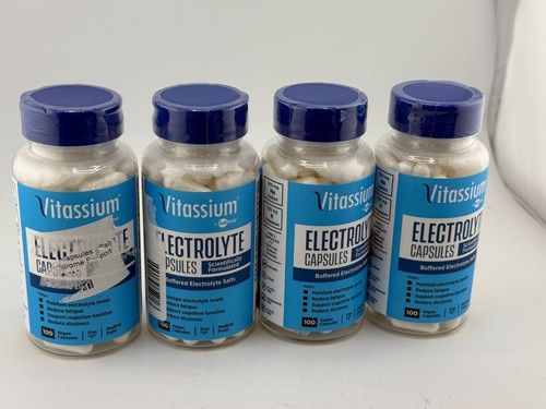4 Vitassium Buffered Electrolyte Salts Capsules 100 Count EXP-1/2027 | eBay
