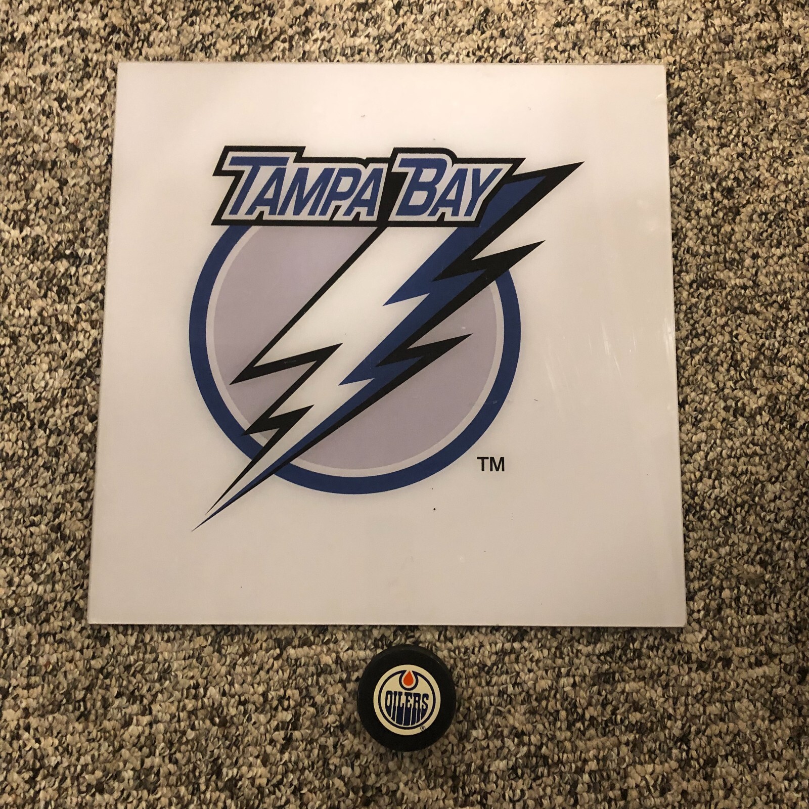 1994-2017 Tampa Bay Lightning Edmonton Oilers Scoreboard Sign ...