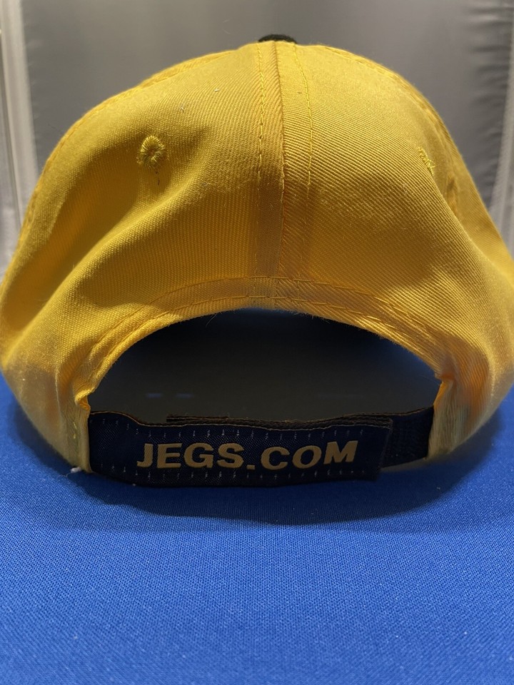 Jegs High Performance Racing Baseball Hat Cap Yellow And Black ...