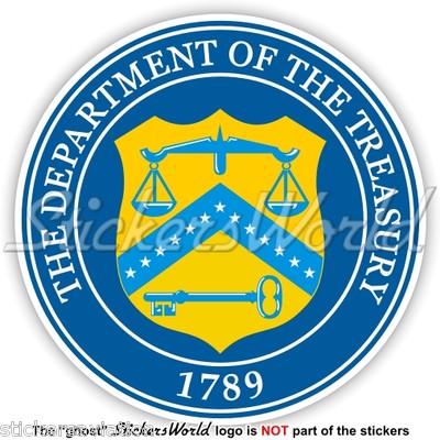 US DEPARTMENT of the TREASURY Seal DoT United States USA American ...