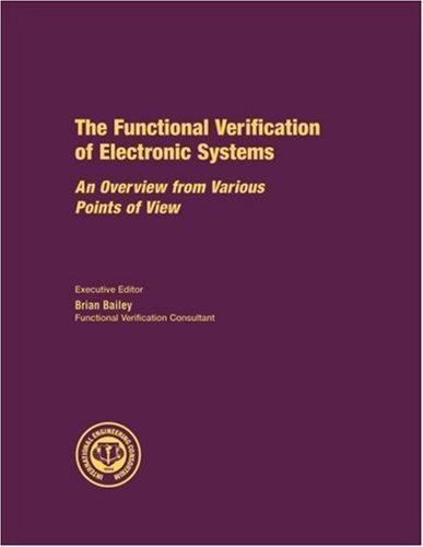 Design Handbook Ser.: Functional Verification of Electronic Systems ...