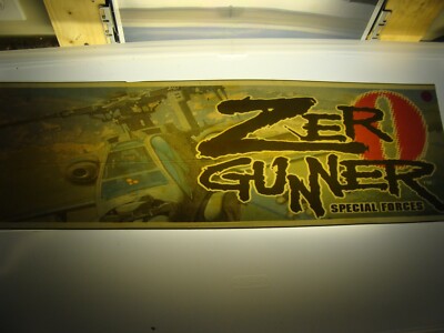 Zero gunner Special Forces Translite Arcade Game Marquee, Atlanta #252 ...