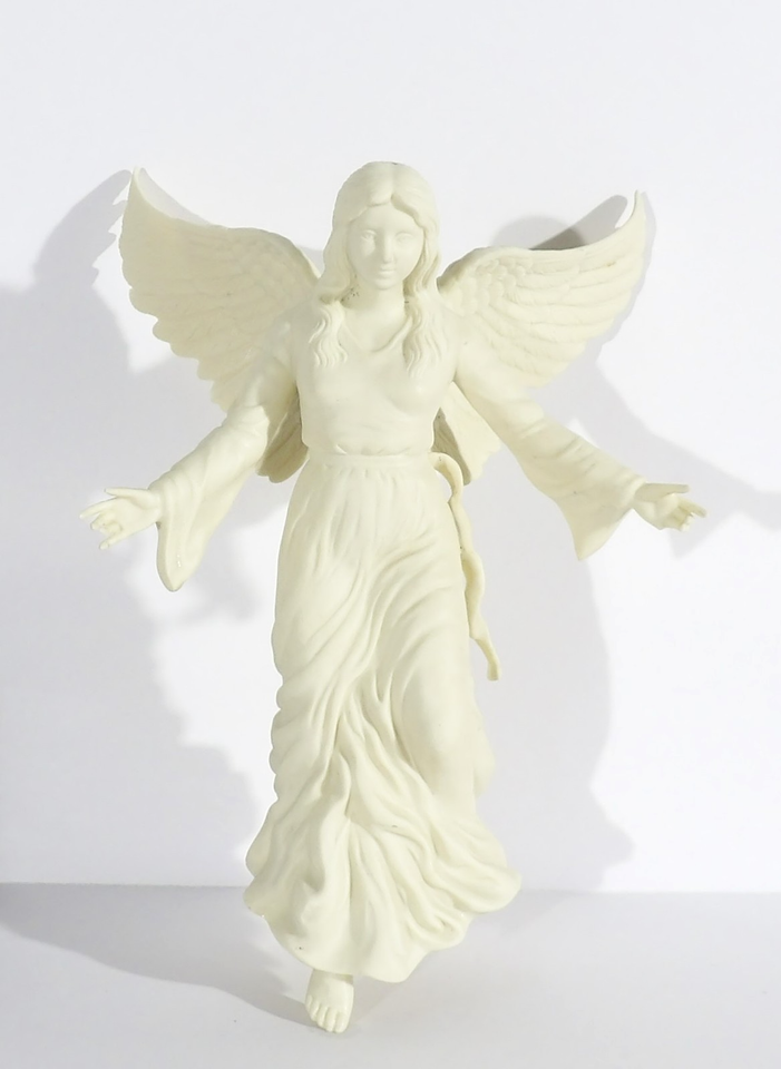 Vintage Lenox Renaissance Angel Bisque Christmas Tree Topper Ornament 7 ...