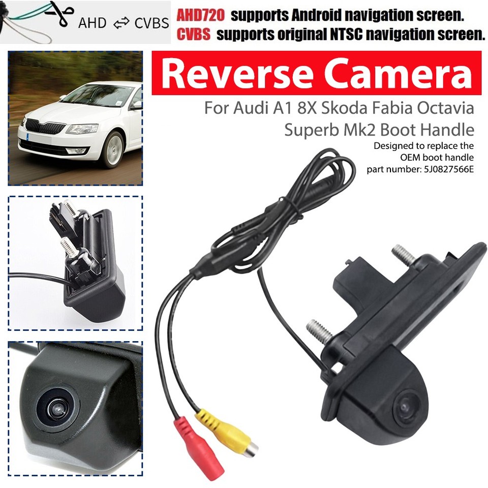 NEU Rückfahrkamera für Skoda Octavia MK2 Superb Boot Handle Trunk ...