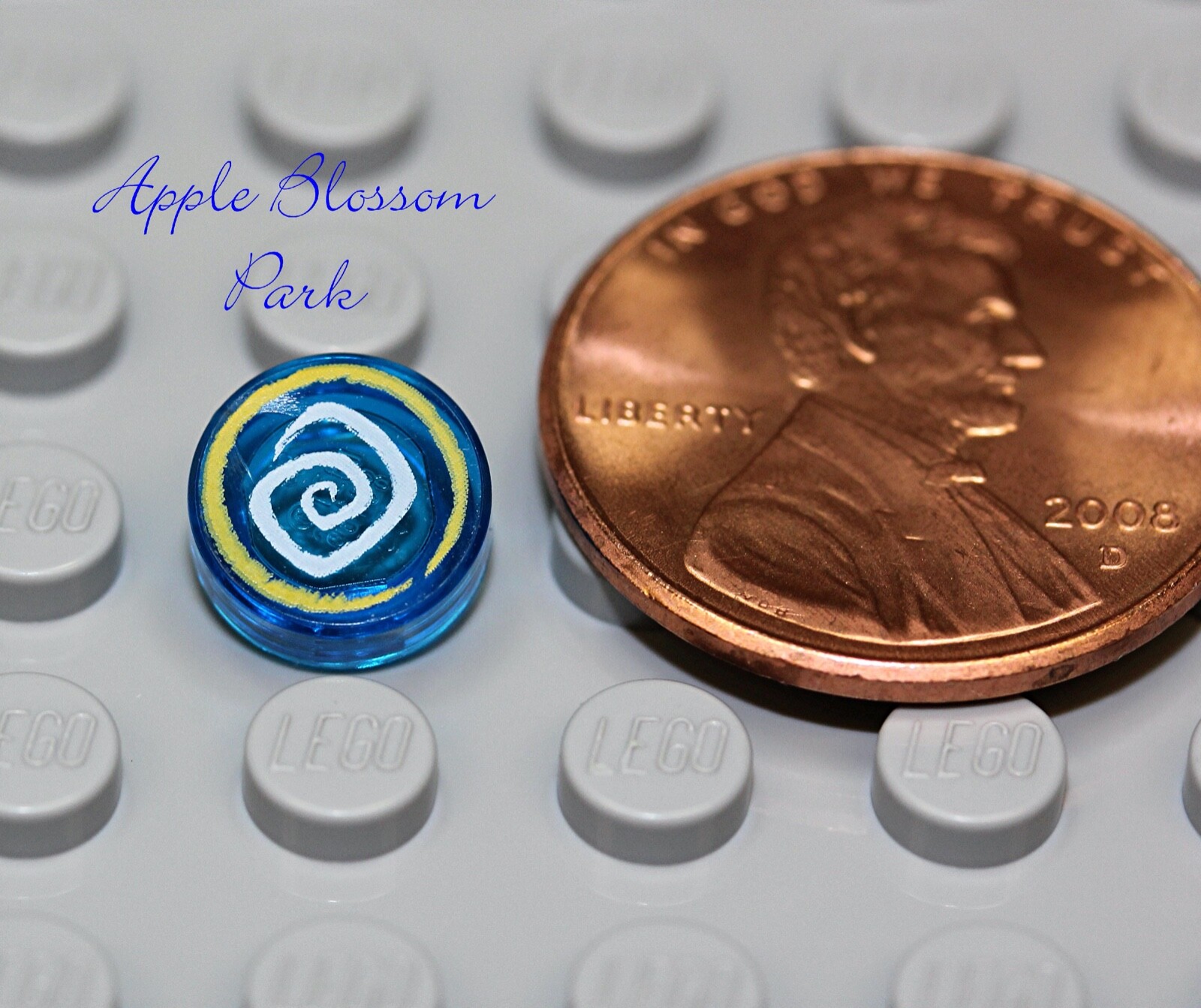 NEW Lego Ninjago 1x1 Trans Blue HYPNOBRAI Round Tile for Snake Staff ...