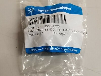 New Agilent 33-430 Fluorocarbon Bottle Cap 9300-2575 | eBay