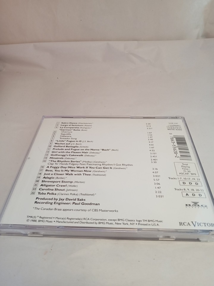 The Canadian Brass More Greatest Hits by Canadian Brass (CD, Oct-1990 ...