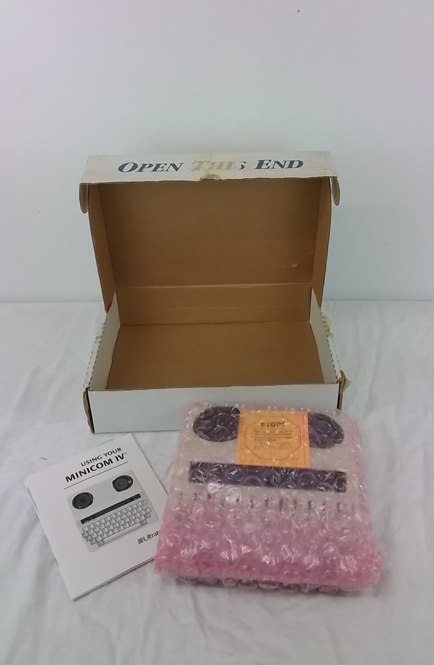 Vintage Ultratec Minicom IV TTYS Device NIB #J2892 | eBay