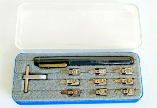 Calligraphy Box Set MARKANT 100 GRAPHOS Inks Dip Pen 9 Nibs Drawing ...