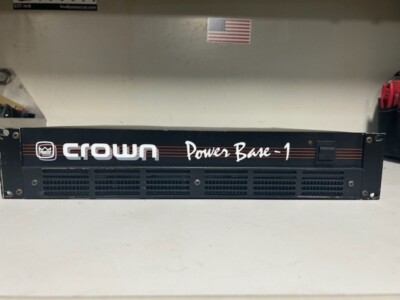 Crown amplifier Power Base-1 - 240 watts at 4 ohms stereo | eBay