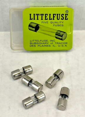 30 Amp Littelfuse AGA30 Glass Tube Type Fuse Vintage NOS USA - Lot of 5 ...