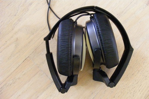 Original Sony MDR-NC7 Active Noise Cancelling Headphones Headset Black ...