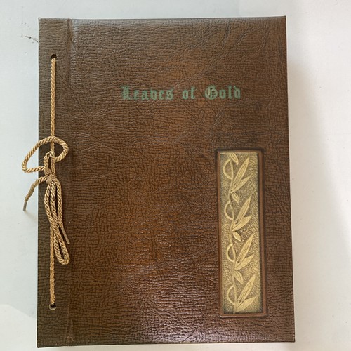 1948 Leaves of Gold Book 1948 Three Ring Binder Anthology of Prayers Very Good | eBay