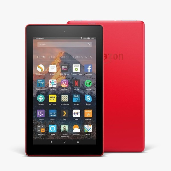 Amazon Fire7 (7th Generation) 8GB, Wi-Fi, 7In - Punch Red | Compra ...