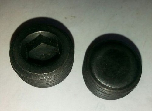 Metric M25 M25X1.5 Male Thread Allen Socket Head Plug Black Steel M-HS ...