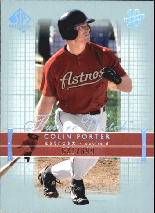 2003 SP Authentic Baseball Card #199 Colin Porter FW Rookie/699 | eBay