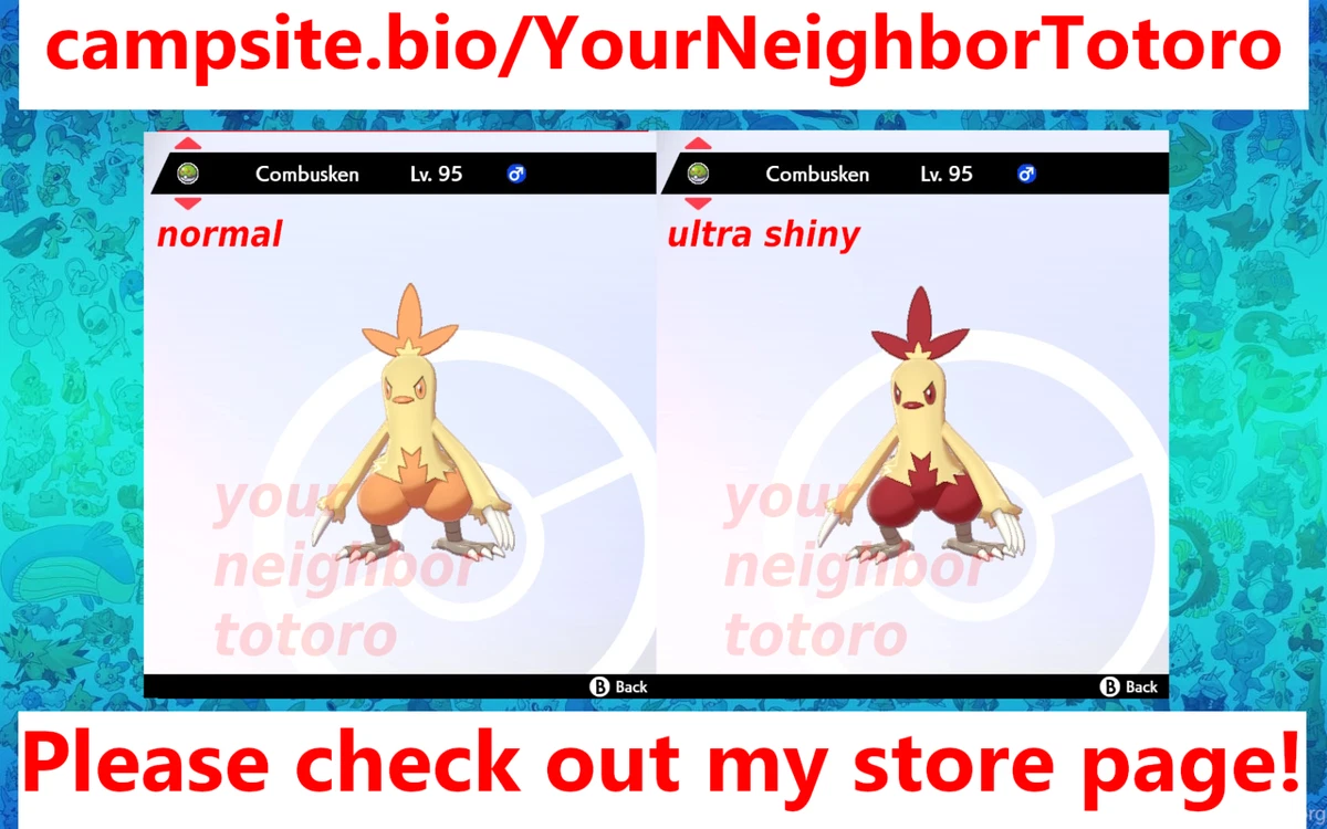 Pokemon Shiny Combusken