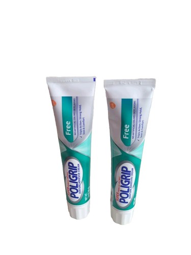 Super Strong Poligrip Denture and Partials Adhesive Cream 2.4 oz Exp:5/ ...