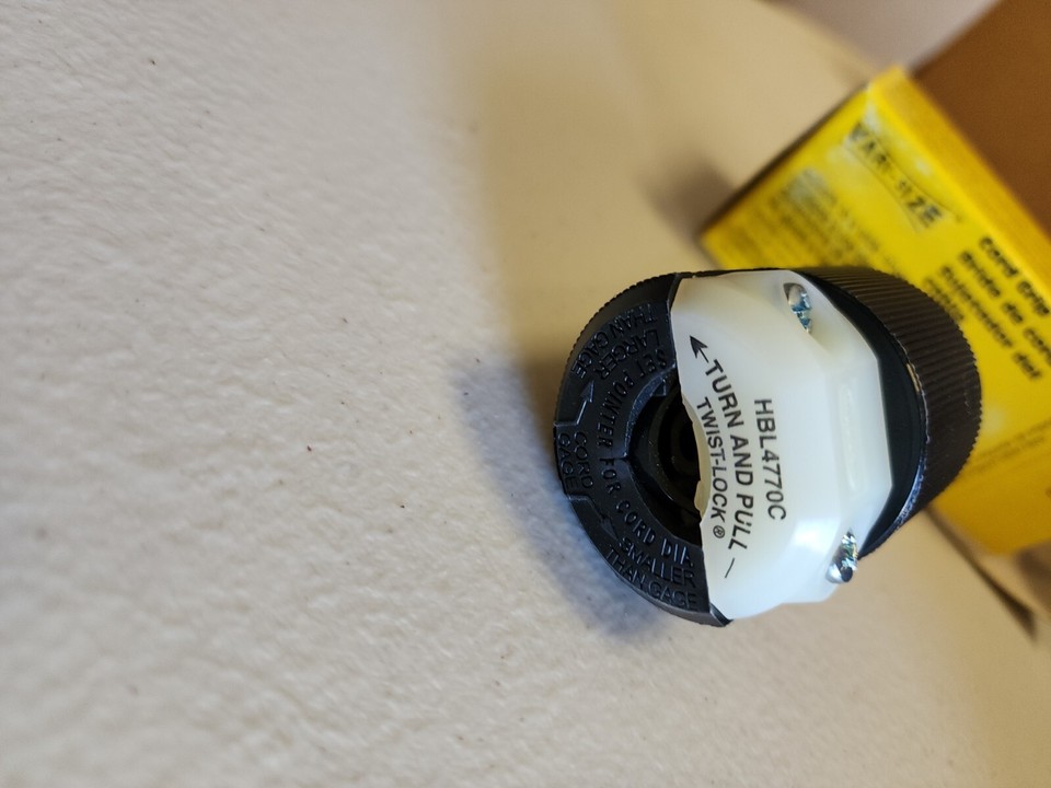 Hubbell HBL4770C Twist-Lock Insulgrip Plug | eBay