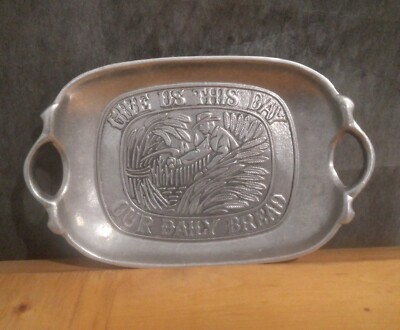 Vintage 1972 GIVE US THIS DAY OUR DAILY BREAD SEXTON SERVING TRAY. | eBay